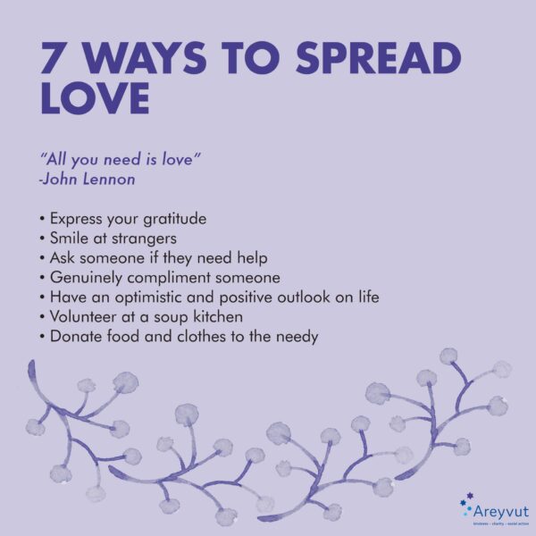 7 Ways to Spread Love | Areyvut